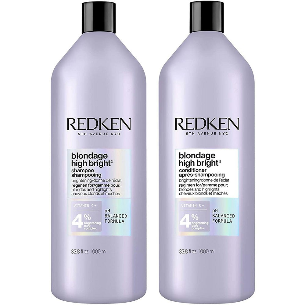 Redken Blondage High Bright Shampoo And Conditioner Pack 1 Litre Shampoos And Conditioners For Sale